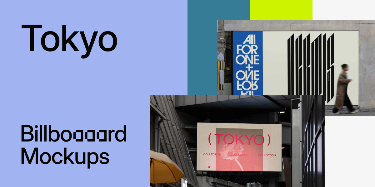 10+ Billboard Mockups in Tokyo - Mockuuups Studio